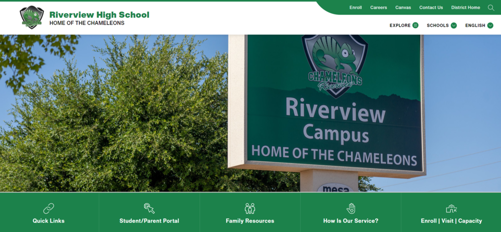Riverview's New Website | Riverview High School